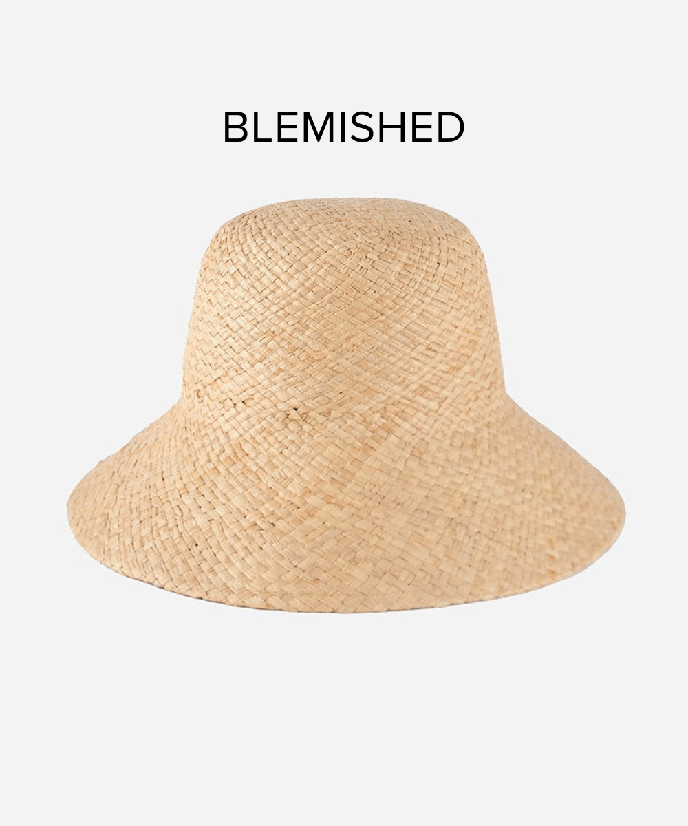 Jude Packable Hat - Natural BLEMISHED