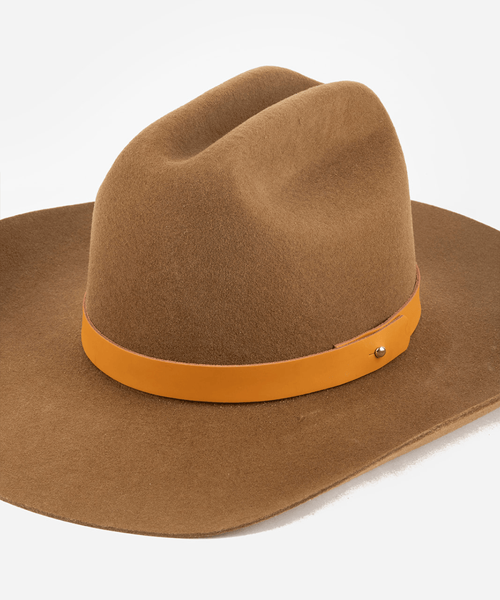 Leather Hat Band With Pin | Hat Accessory