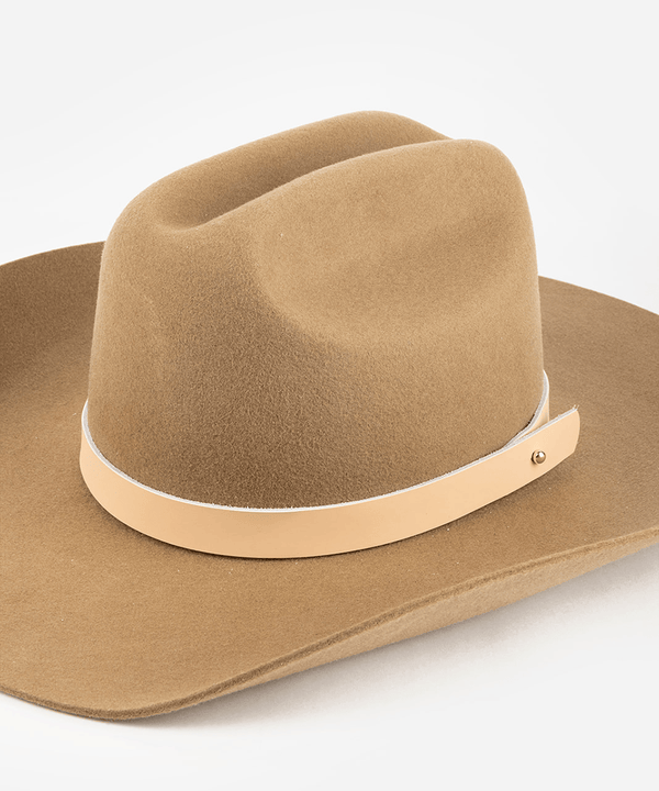 Leather Hat Band With Pin | Hat Accessory