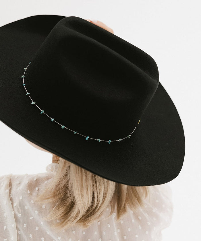 Turquoise Stone Hat Band | Decorative Western Hat Band Accessory