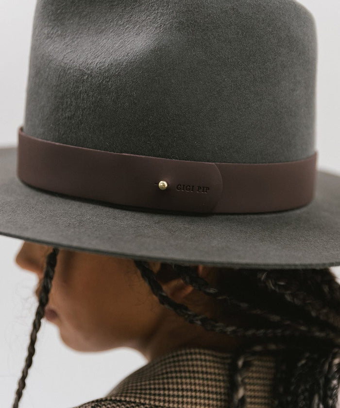 Wide Leather Hat Band | Classic Leather Hat Band for Women