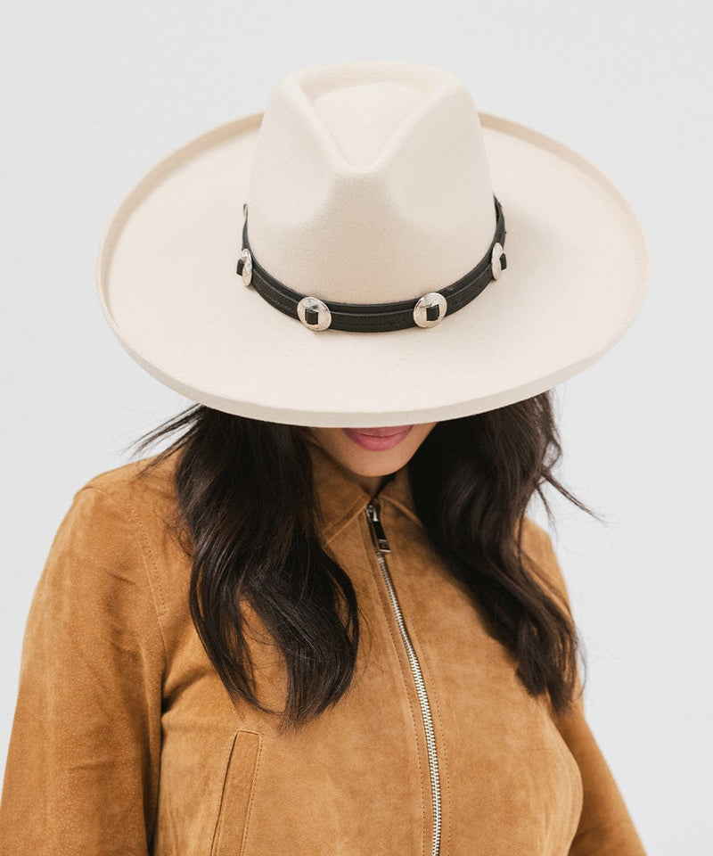 Amelia Wide Brim Felt Fedora | Women’s Pencil Brim Fedora Hat