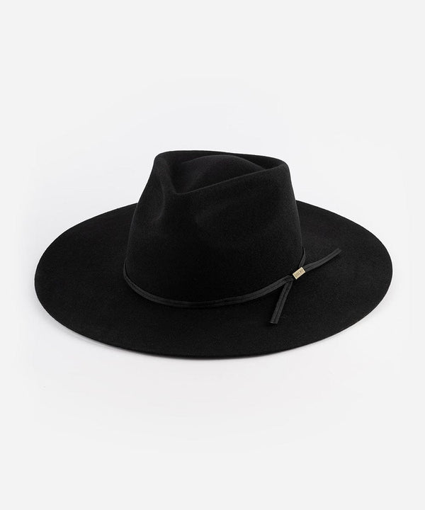 Emery Felt Fedora | Wide Brim Teardrop Fedora Hat for Women