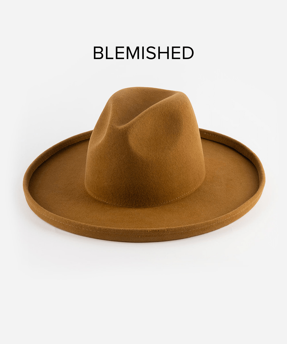Maude Pencil Brim - Cinnamon BLEMISHED | Women's Fedora Hat Felt Wester ...