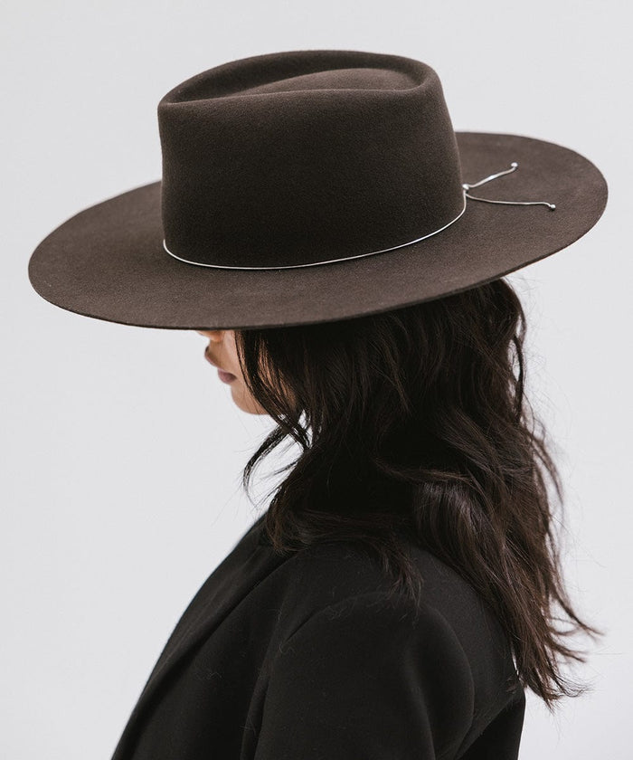Dakota Triangle Crown Hat | Classic Wide Brim Hat for Women