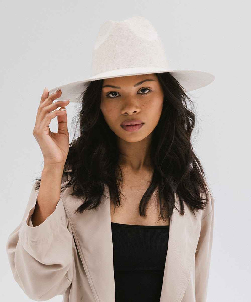 Emma Wide Brim Fedora | Women’s Felt Fedora Hat