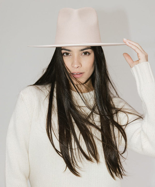 Ivy Wide Brim Fedora Hat Women Wool Hats For Women Pink Hats Gigi Pip ...