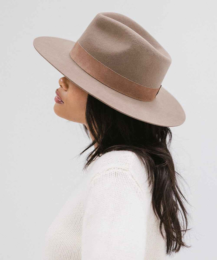 Miller Fedora Hat | Wide Brim Fedora Hat for Women - GIGI PIP