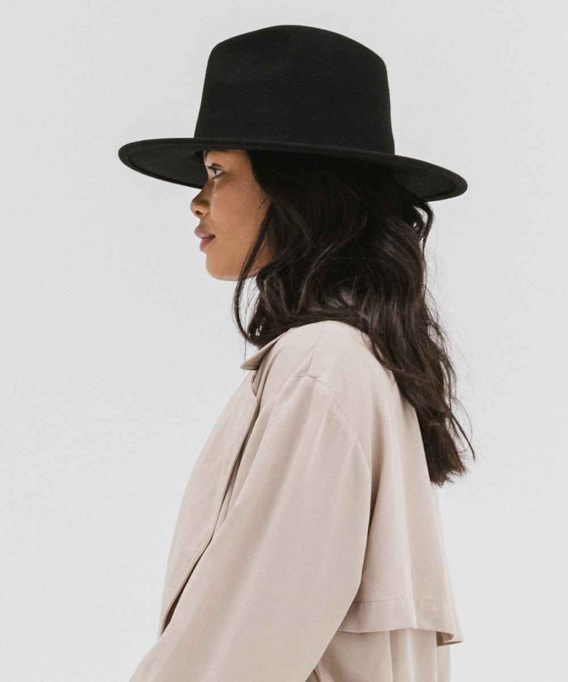 Wes Tall Fedora | Women’s Structured Felt Fedora Hat - GIGI PIP