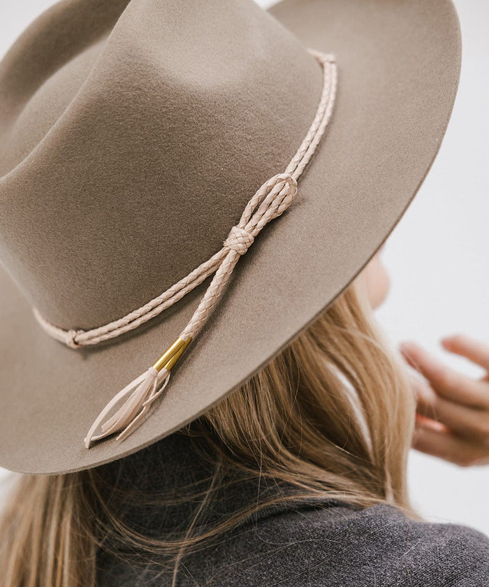 Lasso Hat Band | Braided Leather Western Hat Band Accessory