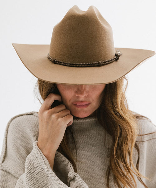 Lasso Hat Band | Braided Leather Western Hat Band Accessory