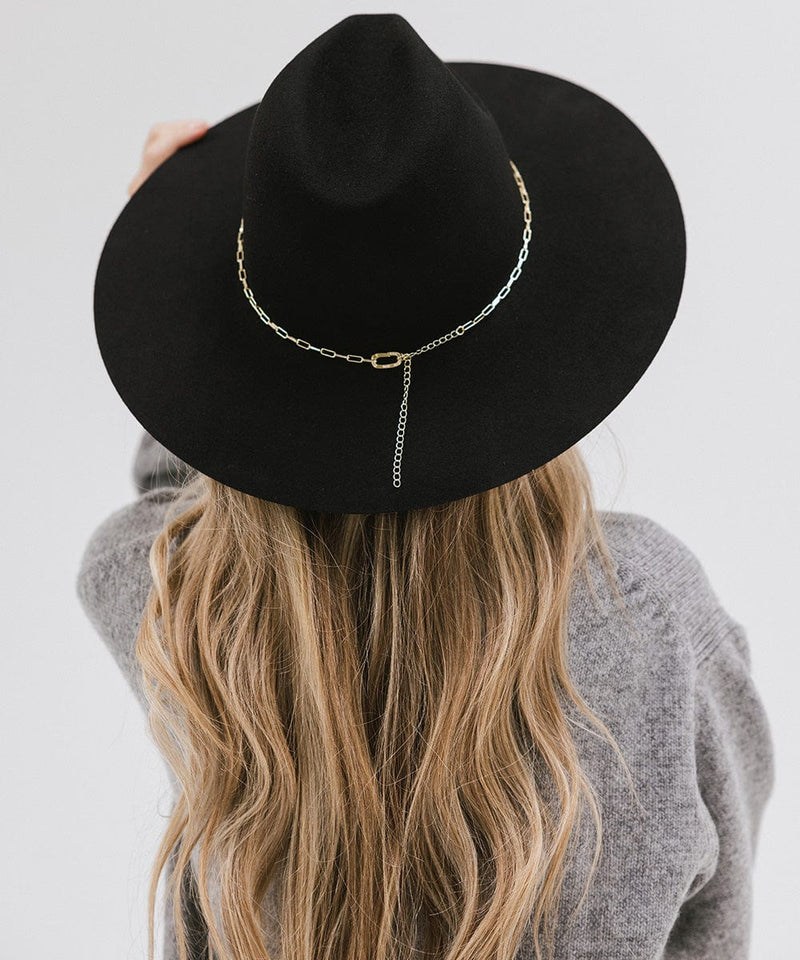 Paperclip Chain Band Hat Band Silver Hat Bands For Straw Hats Gigi Pip