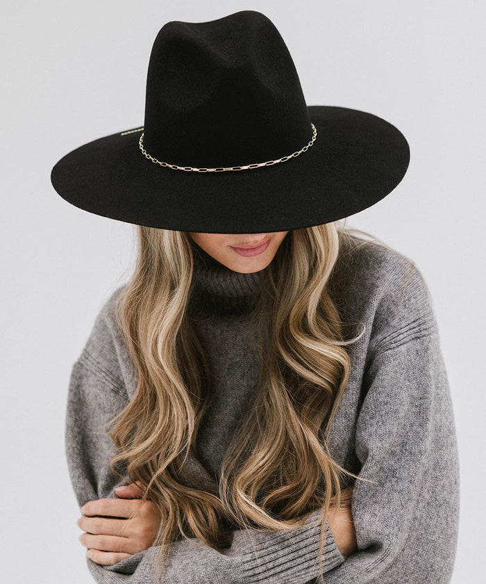 Paperclip Chain Band Hat Band Silver Hat Bands For Straw Hats Gigi Pip