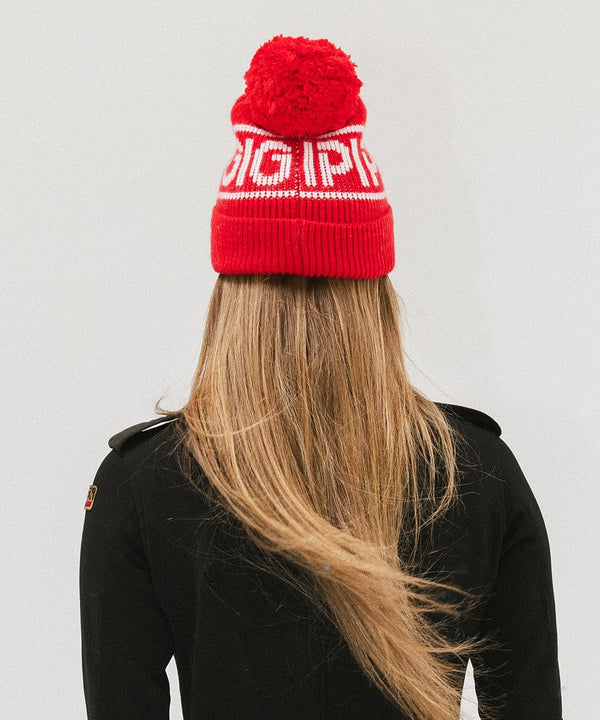 Jane Retro Pom Beanie Winter Hats Winter Beanie Womens Gigi Pip - GIGI PIP