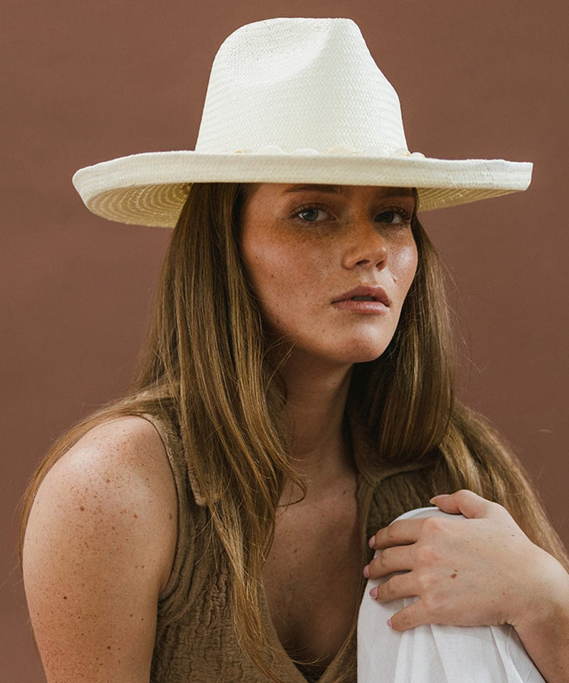 Penny Wide Brim Fedora | Women’s Straw Pencil Brim Fedora Hat