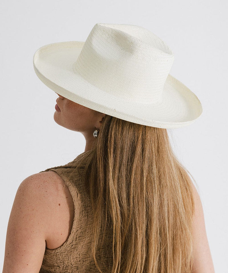 Penny Wide Brim Fedora | Women’s Straw Pencil Brim Fedora Hat
