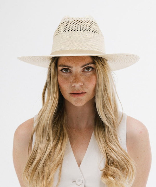 Clark Cattleman Western Hat | Women’s Classic Vented Straw Cowgirl Hat