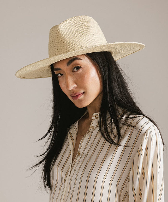 Faye Wide Brim Fedora Sun Hat for Women | Ladies Sun Hats by Gigi Pip