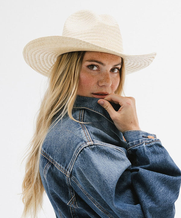 Linny Gus Crown Western Hat | Classic Gus Crown Straw Hat for Women