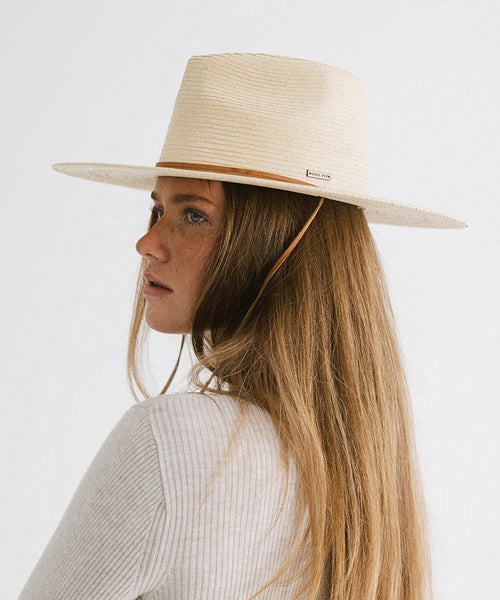 River Wide Brim Palm Straw Hat | Women’s Sun Hat with Wide Brim