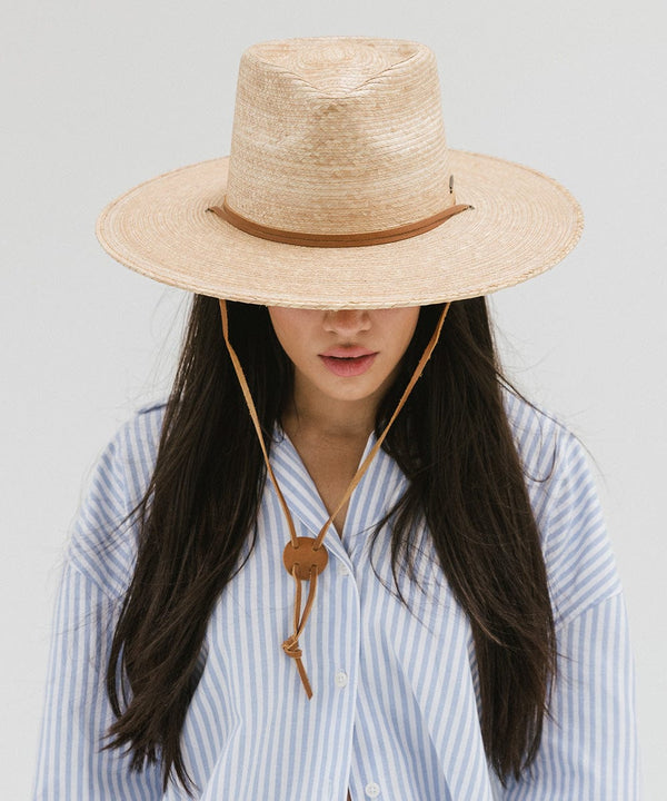 River Wide Brim Palm Straw Hat | Women’s Sun Hat with Wide Brim