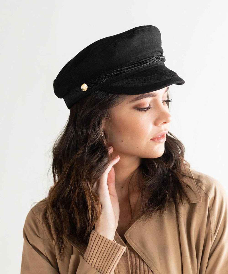 Lieutenant Women's Newsboy Flat Cap Hat GIGI PIP